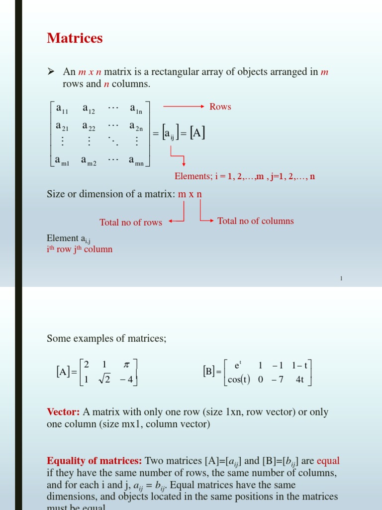 Matrices: A A A A A A | PDF | System Of Linear Equations | Matrix ...