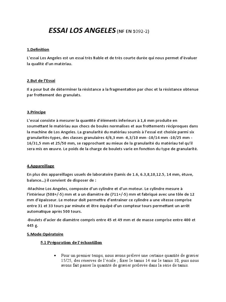 Essai Los Angeles | PDF | Maison et jardin | Technologie et ingénierie