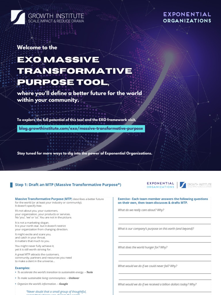 EXO - MTP Tool - 2021 | PDF | Sustainability
