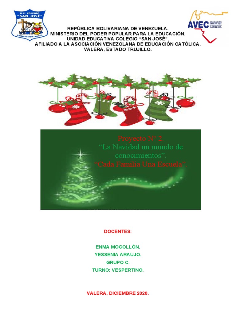 Proyecto 2 | PDF | Navidad | Tradiciones navideñas
