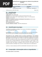 FDS (FISPQ) Alcool Etilico Hidratado Linex 46° | PDF | Etanol | Cloro
