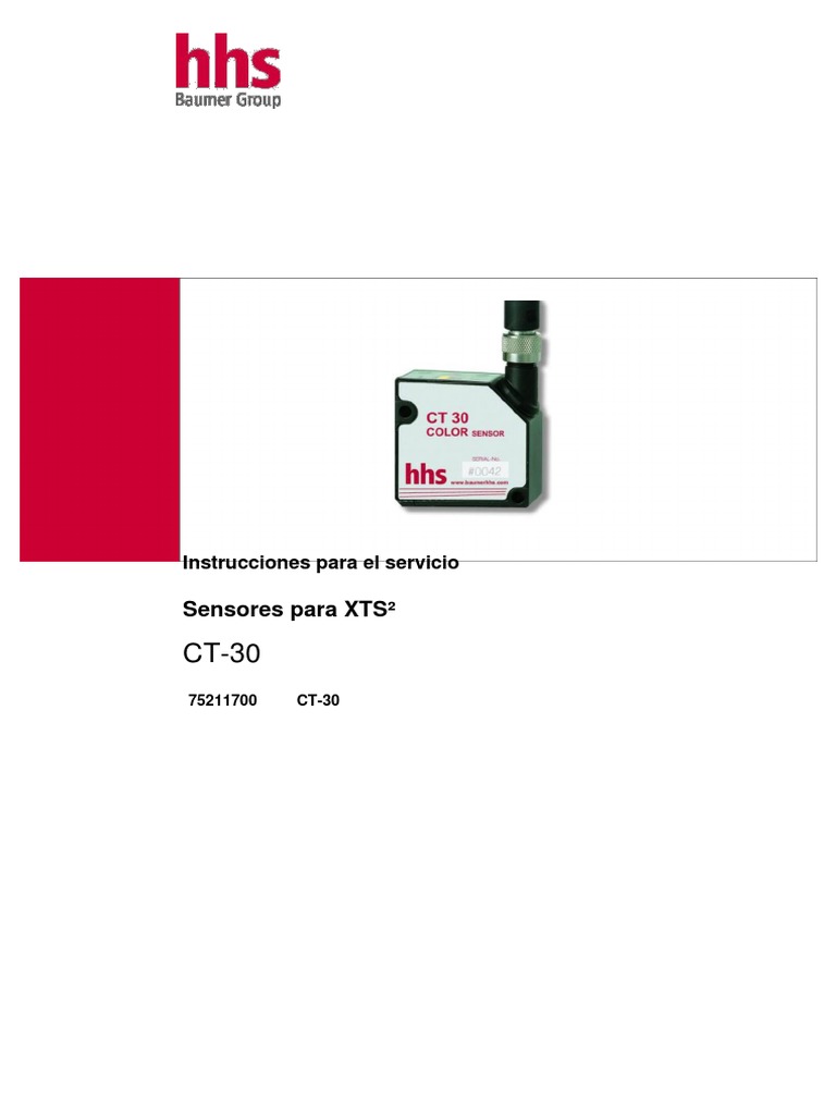 Sensor CT30 (HHS) | PDF | Diodo emisor de luz | Color