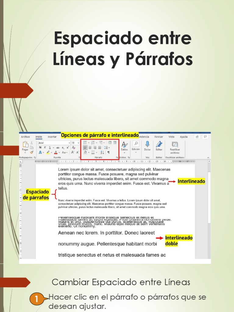 Ajustar Espaciado en Word | PDF | Métodos y materiales de enseñanza ...
