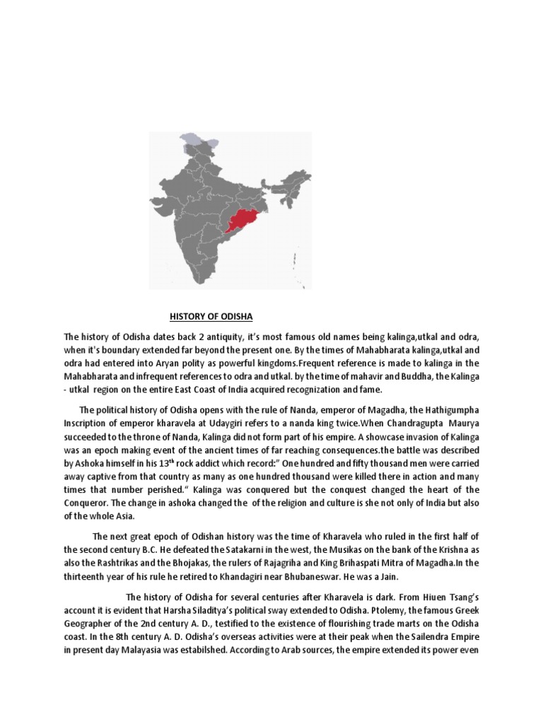 Odisha History | PDF | South Asia | Asia