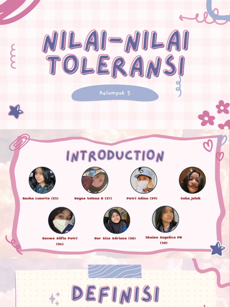 Nilai-Nilai Toleransi | PDF