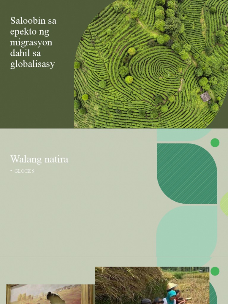 Saloobin Sa Globalisasyon | PDF