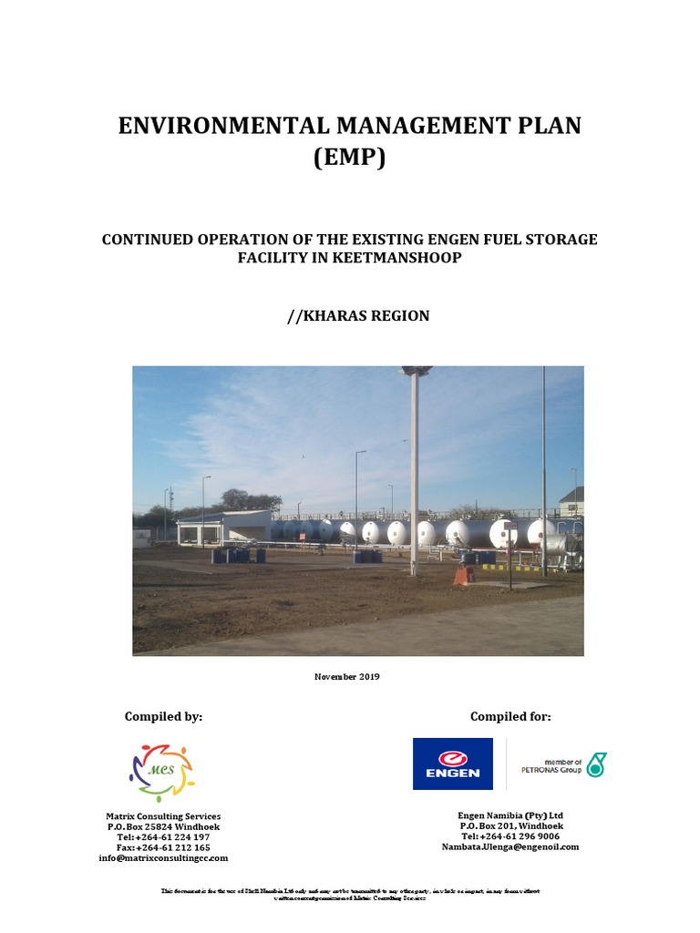 773 Final Emp Existing Engen Fuel Storage Depot Continued Operations in ...