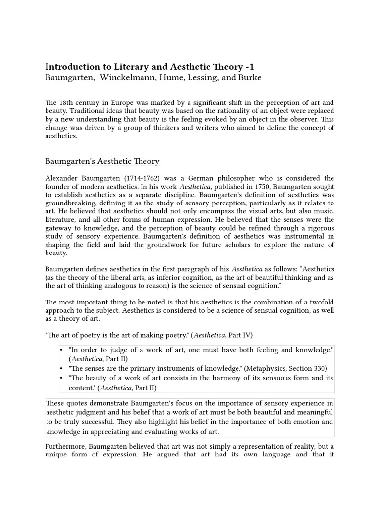 Literary Theory-Intro-1 | PDF | Aesthetics | Beauty