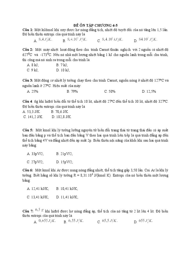 ĐỀ ÔN TẬP CHƯƠNG 4-5-kda | PDF