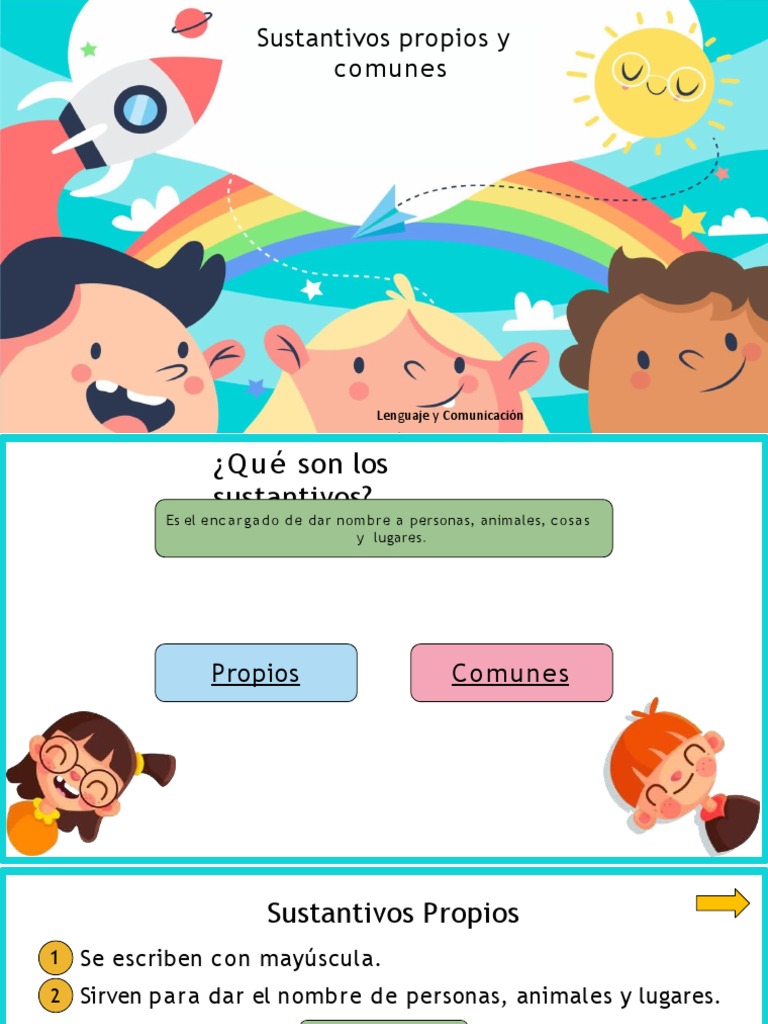 Sustantivos Propios y Comunes | PDF