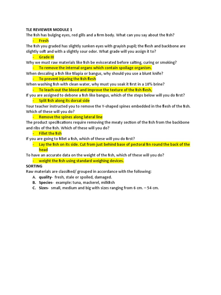 Tle Reviewer Module 1 2 | PDF | Weighing Scale | Measuring Instrument