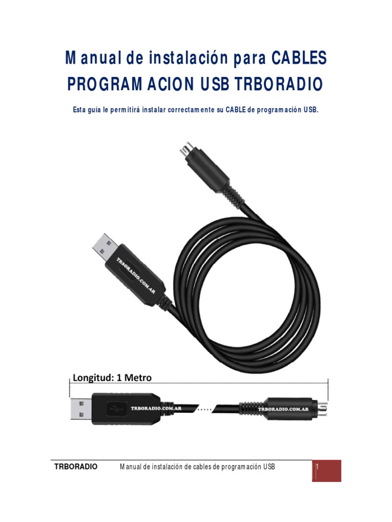 Manualde Instalacion para Cables de Programacion USB | PDF | USB ... Manualde Instalacion para Cables de Programacion USB | PDF | USB ...