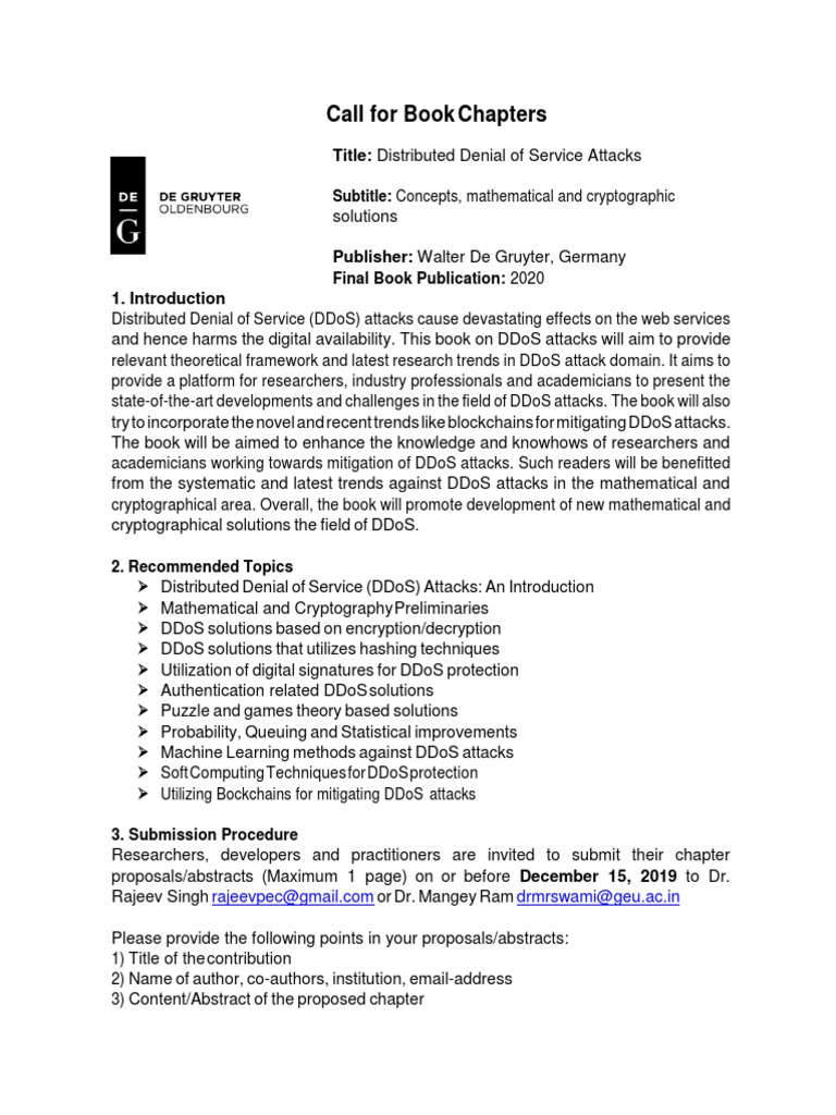 DDoS Solutions for Researchers | PDF | Cryptography | Security Engineering