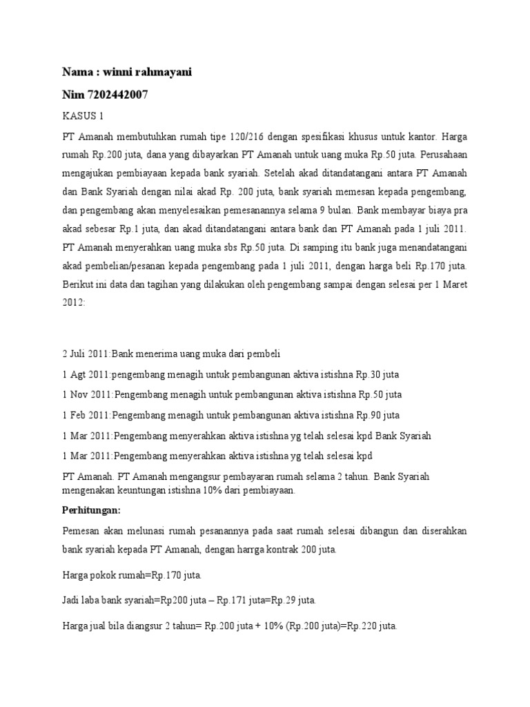 Tugas Kasus 1&2 | PDF