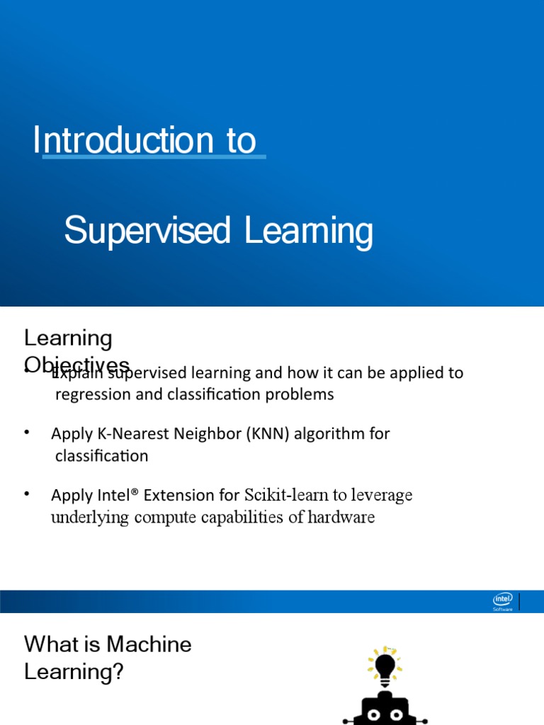 2.introduction To Supervised Learning and K Nearest Neighbors | PDF | Statistical Classification ...