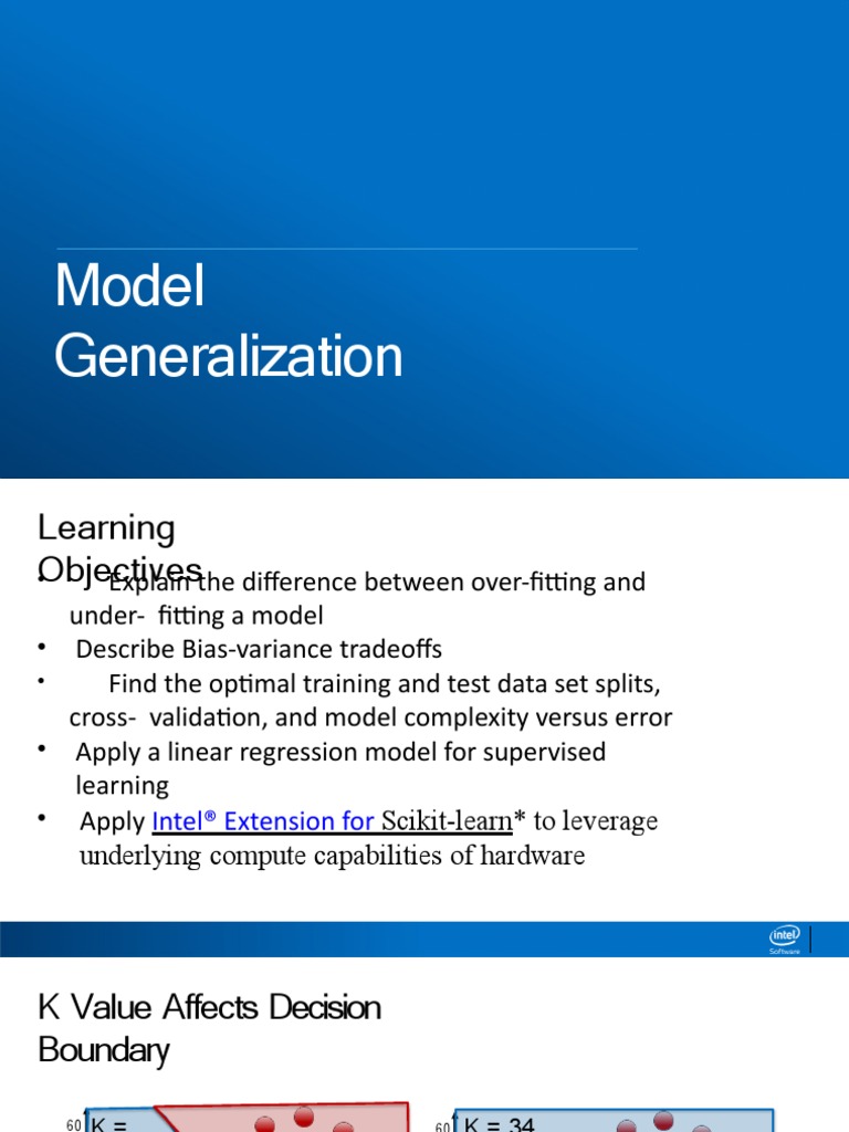 Model Generalization | PDF | Cross Validation (Statistics) | Regression Analysis
