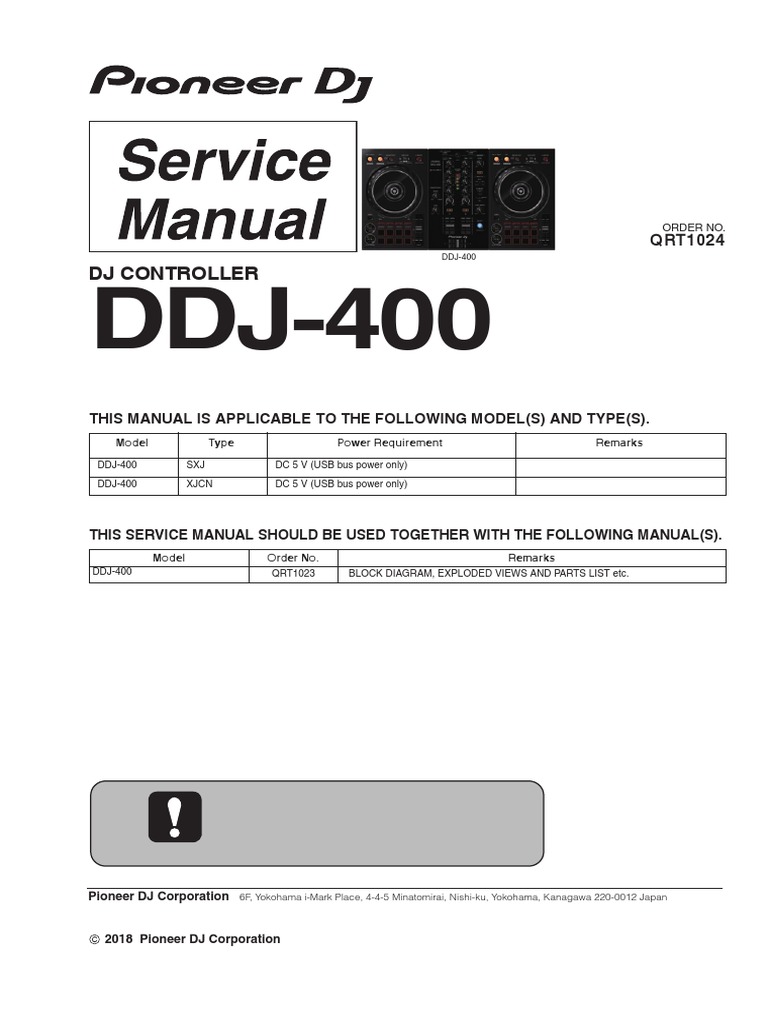 DDJ-400 Service Manual and Diagrams | PDF | Computer Engineering ...