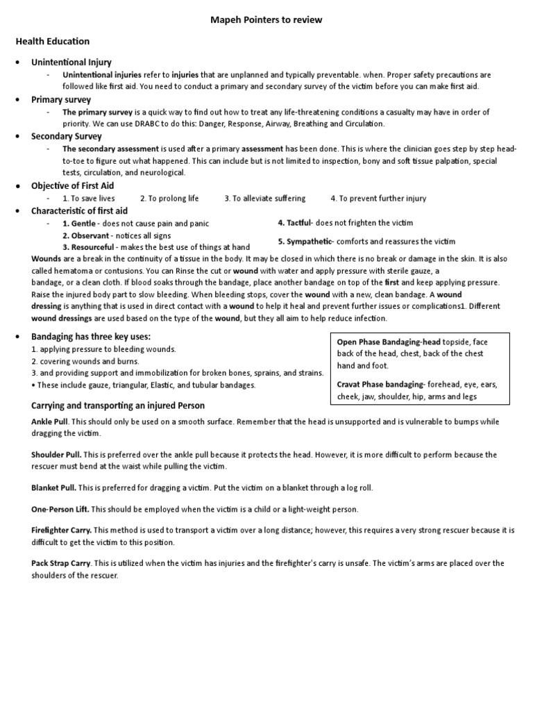 Mapeh Pointers To Review | PDF | Cebu | Romanticism