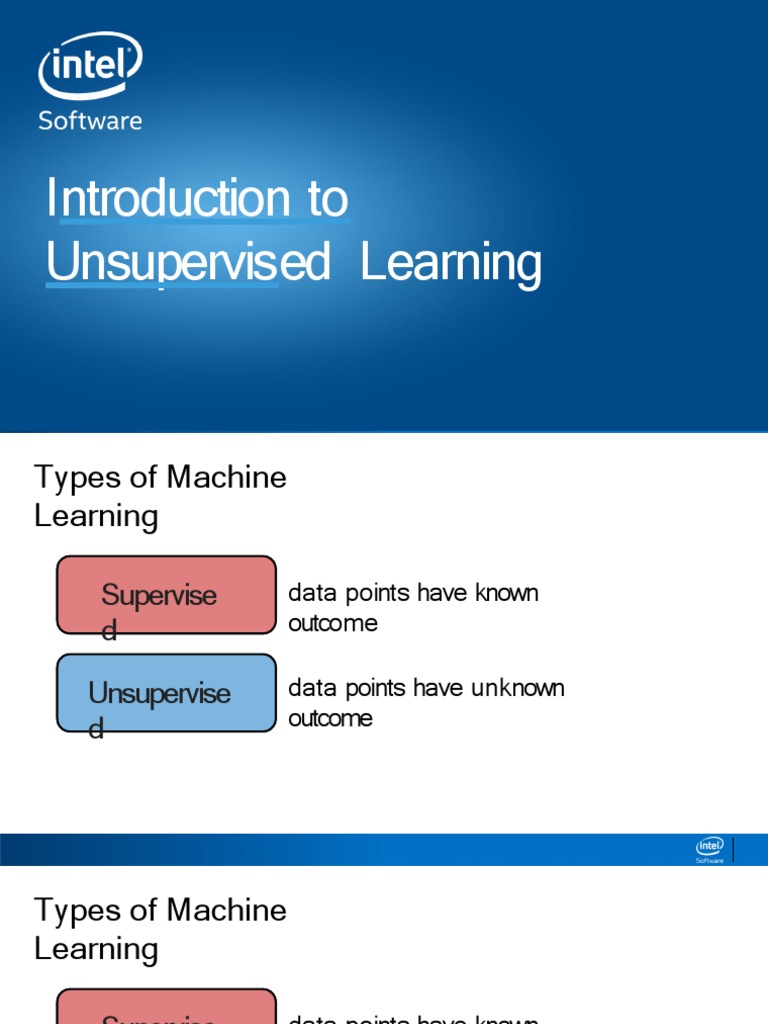 Introduction - To - Unsupervised - Learning - and - Clustering ...