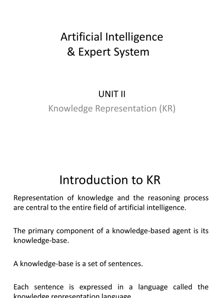 AI Unit II All Topics | PDF