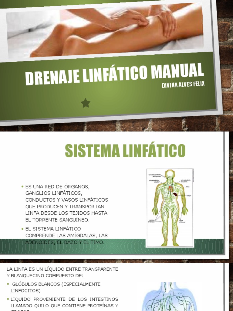 Drenaje Linfático Manual | PDF | Sistema linfático | Linfa