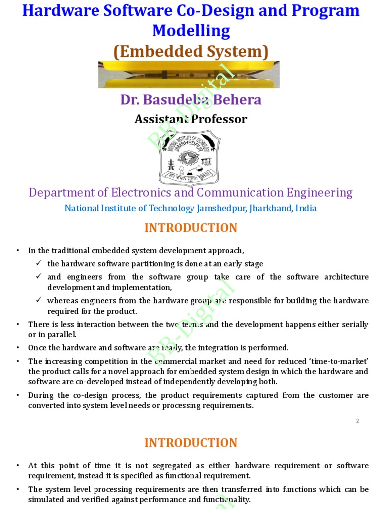 9 Es Hardware Software Co Design Pdf Unified Modeling Language
