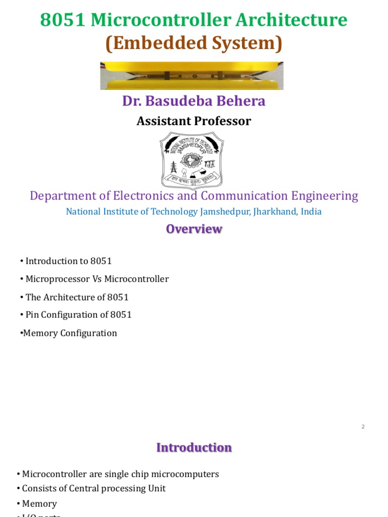 5 - ES - 8051 MC - Architecture | PDF | Microcontroller | Embedded System 5 - ES - 8051 MC - Architecture | PDF | Microcontroller | Embedded System