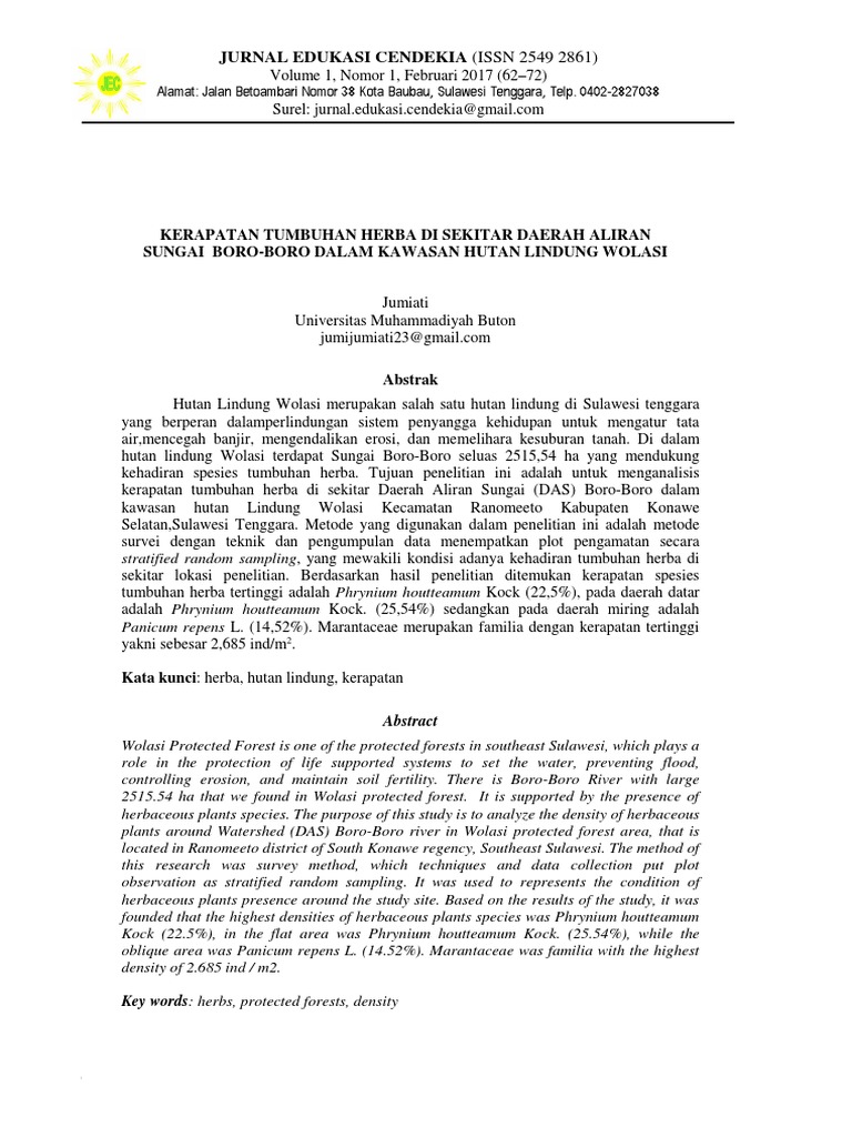 Jurnal Edukasi Cendekia (Issn 2549 2861) | PDF | Sains & Matematika | Teknologi & Rekayasa
