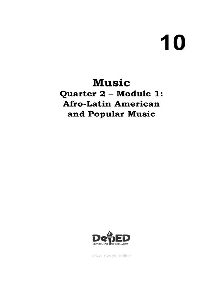 Music10 2nd Quarter m1 | PDF