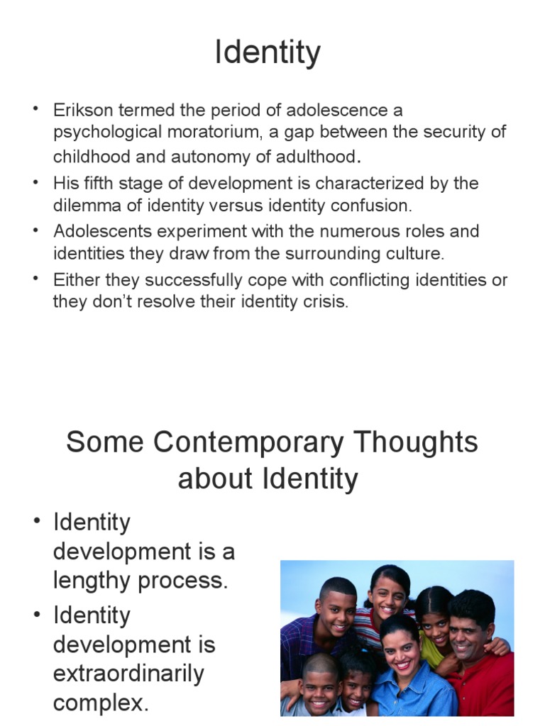 HHG4M - Lifespan Development Textbook Lesson On Identity | PDF ...
