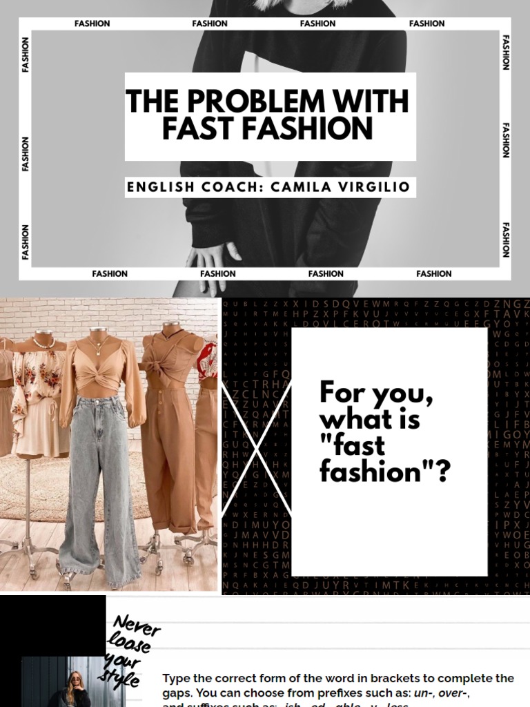 The Problem With Fast Fashion | PDF