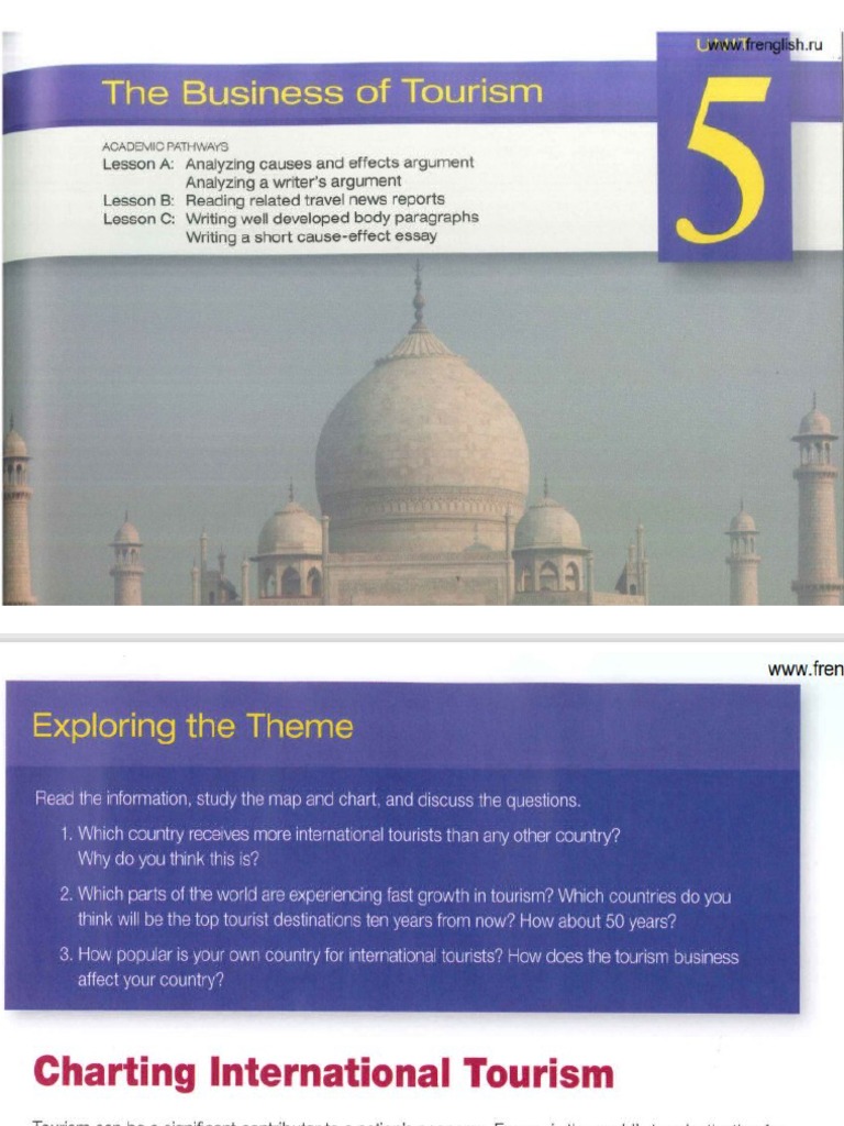 Unit 5 - Pathway | PDF | Tourism | Natural Environment