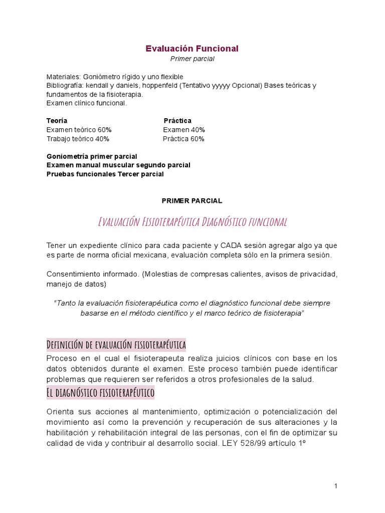 Evaluación Funcional-2 | PDF | Terapia física | Evaluación