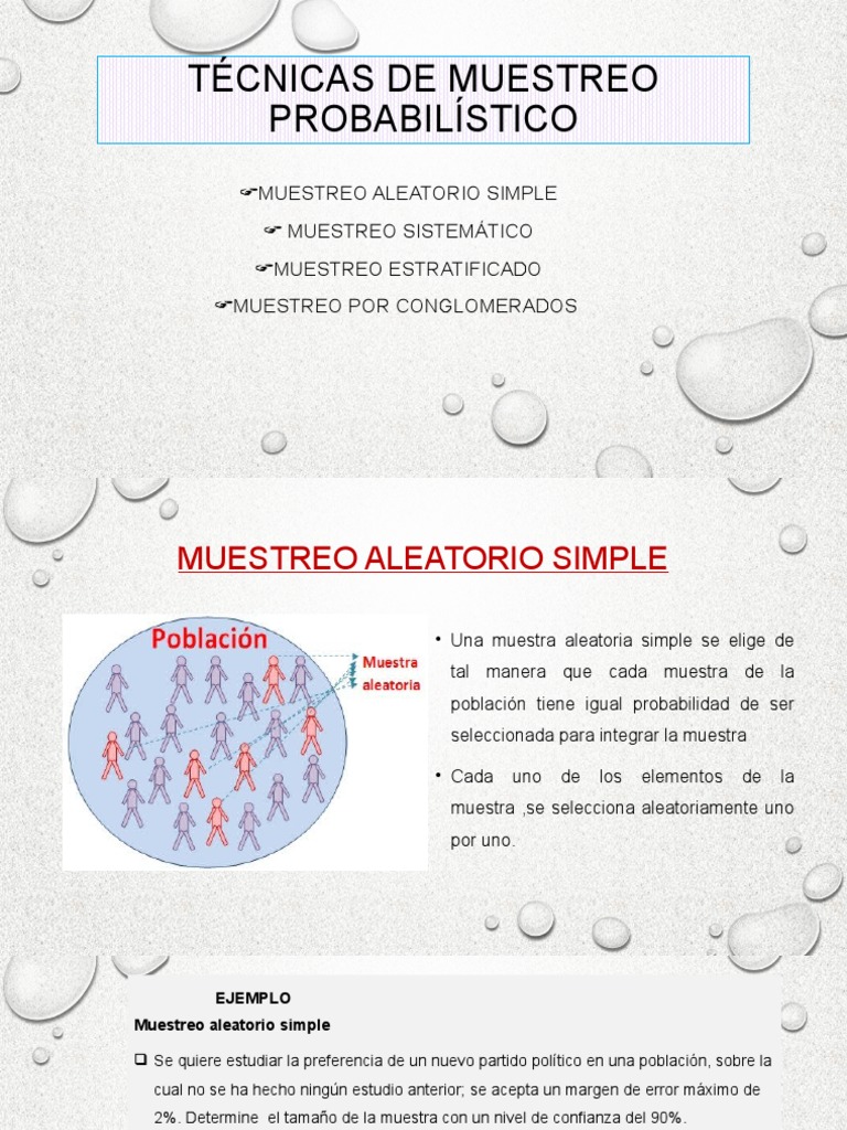 Técnicas de Muestreo Probabilístico | PDF