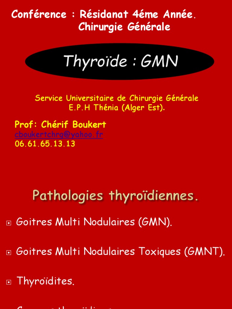 Goitre Multinodulaire | PDF | Thyroïde | Anatomie humaine