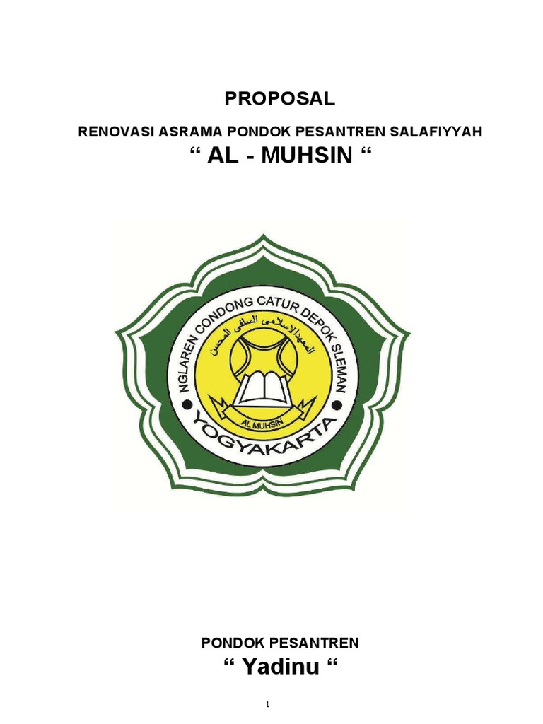 Proposal Asrama Santri | PDF | Kesehatan Holistik