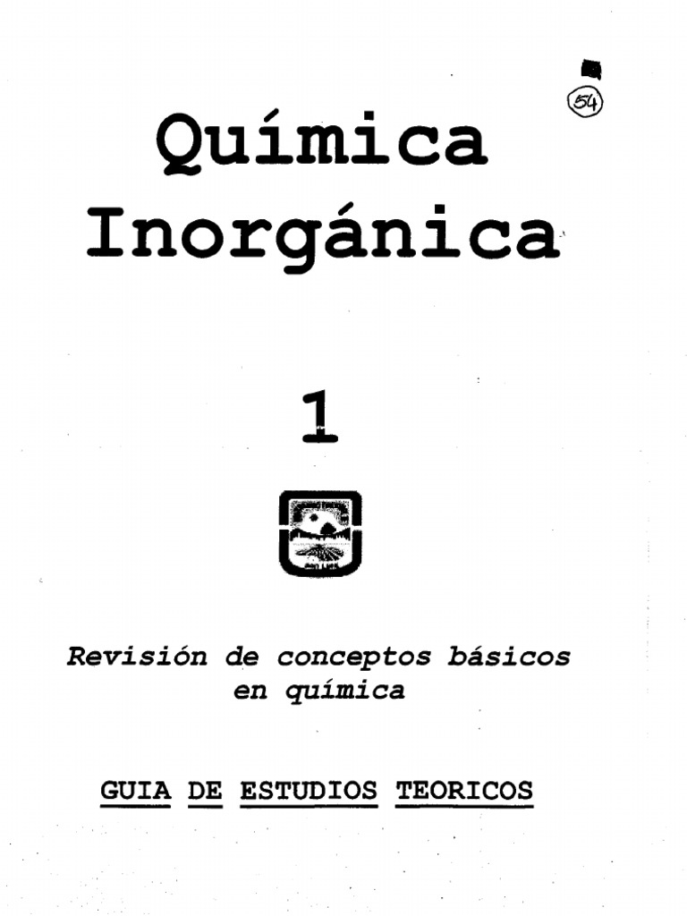 Química: Inorgánica | PDF | Redox | Gases