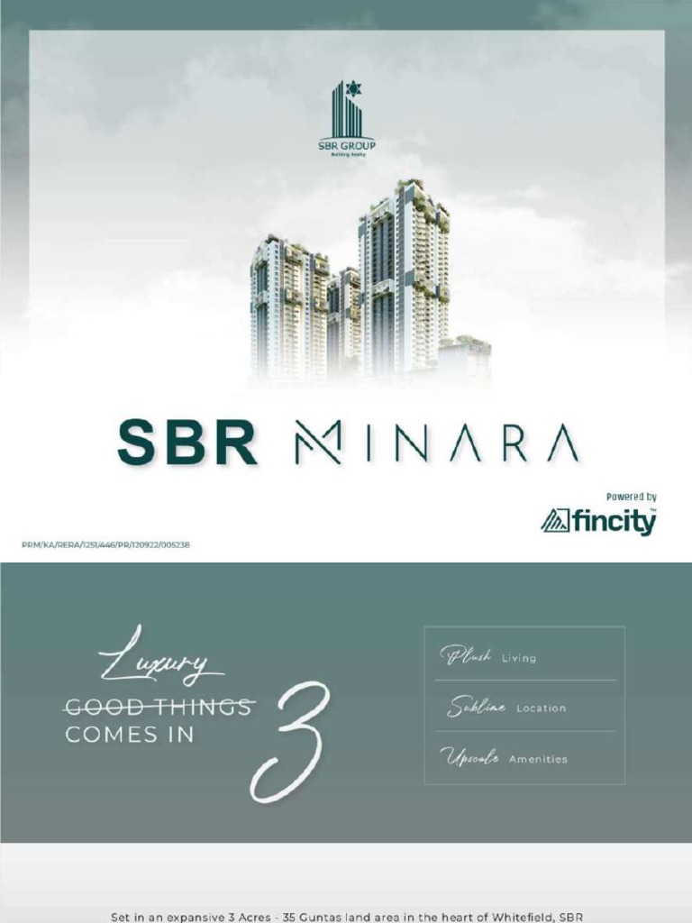 Sbr Minara Brochure Sheet Pdf