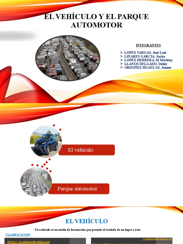 El Vehículo y El Parque Automotor | PDF | Coche | Transporte