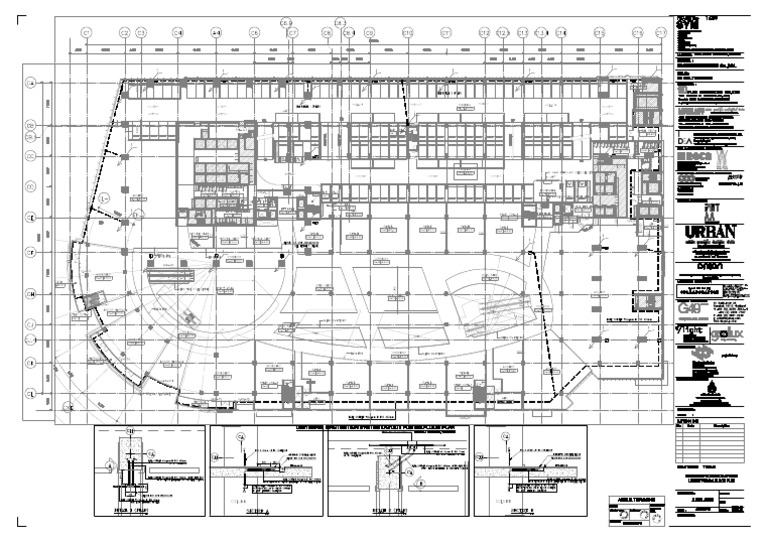 A.E.01.4.055 LIGHTNING PROTECTION SYSTEM LAYOUT FOR 3rd - FLOOR PLAN | PDF