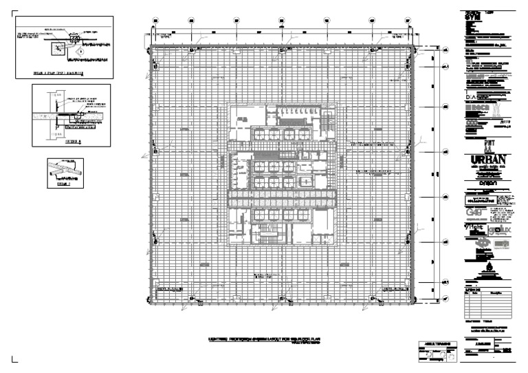 A.E.01.4.052 LIGHTNING PROTECTION SYSTEM LAYOUT FOR 12th - FLOOR PLAN | PDF