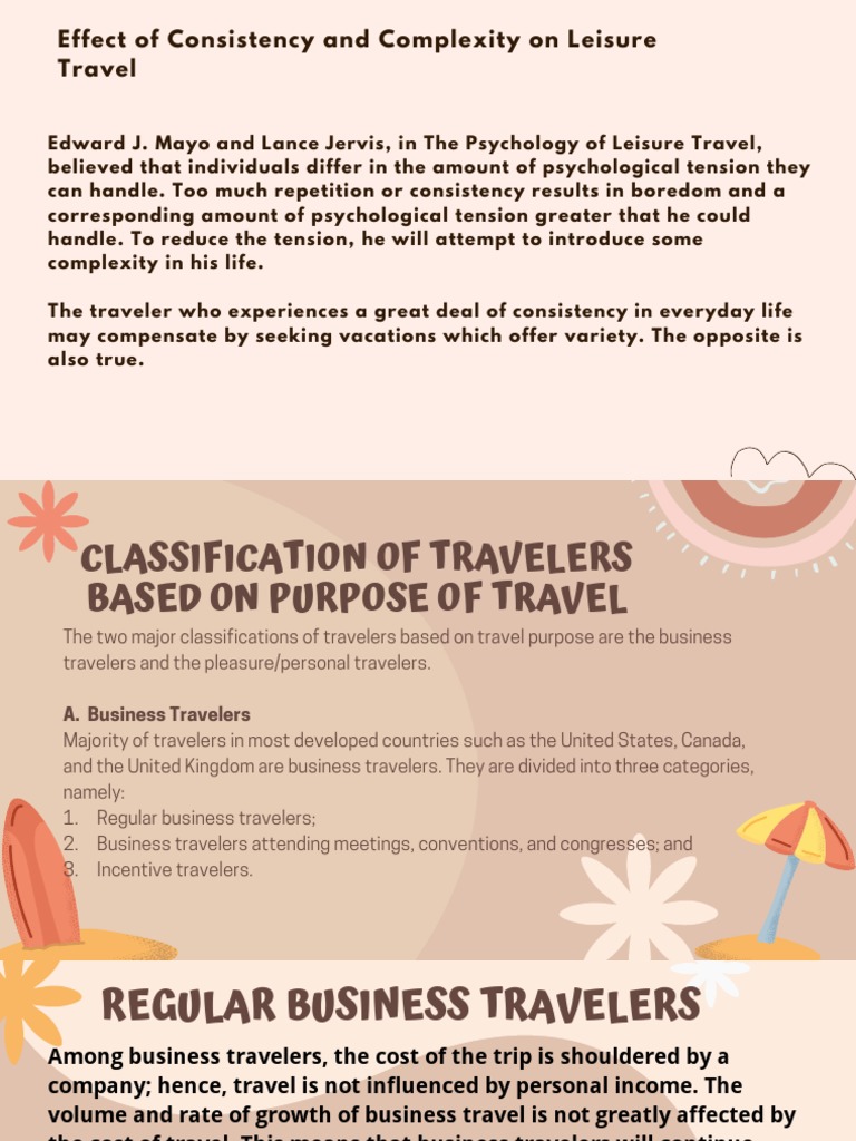The Psychology of Tourism PART-2 | PDF | Incentive | Sales
