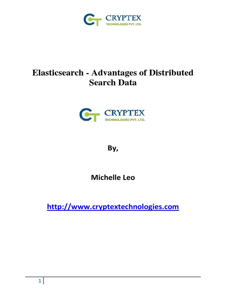Elasticsearch Advantages | PDF | Information Technology Management | Software Engineering