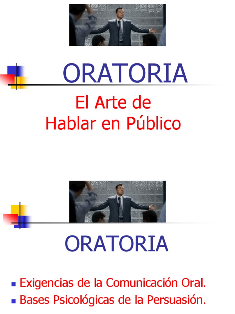 Clase 2 Oratoria | PDF
