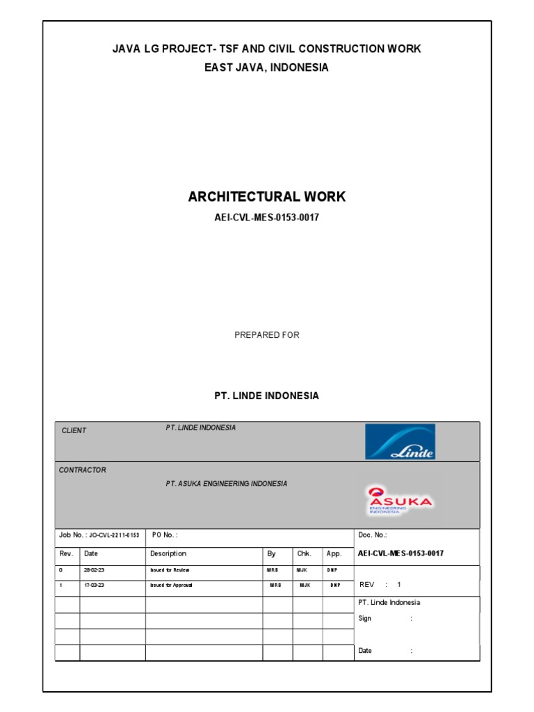 ASK - WO-22.2672-METHOD-SWC-001 - 1 Method Statement of Architecture Work | PDF | Paint | Brick