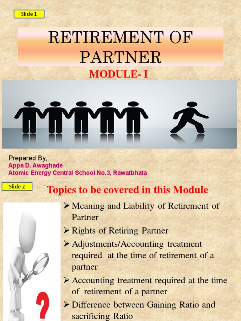 Retirement Module I | PDF | Partnership | Goodwill (Accounting)