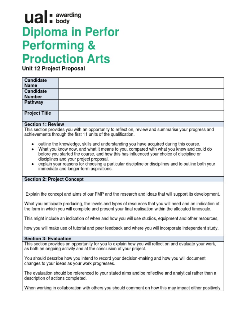 Project Proposal Form 2023 | Download Free PDF | Cognitive Science | Cognition