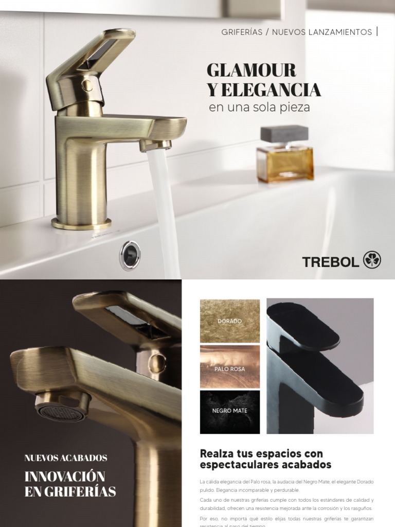 Catálogo Lanzamiento Griferías Color Tempra y Oxford | PDF