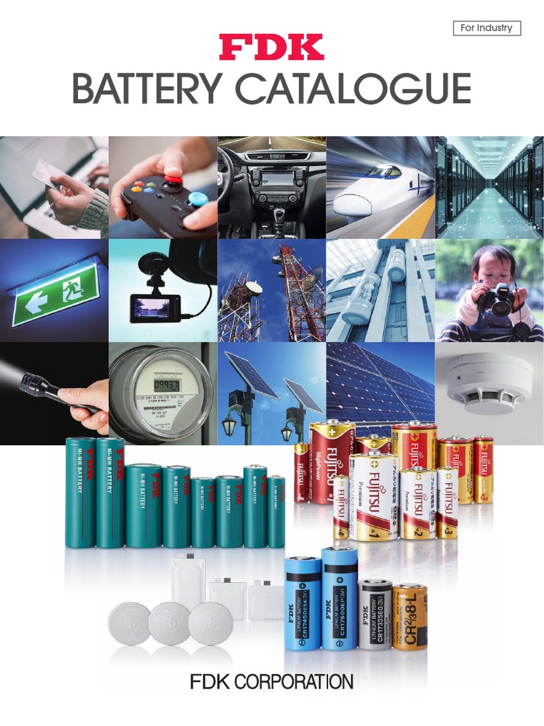datasheetsFDK Battery en | PDF | Rechargeable Battery | Lithium Ion Battery