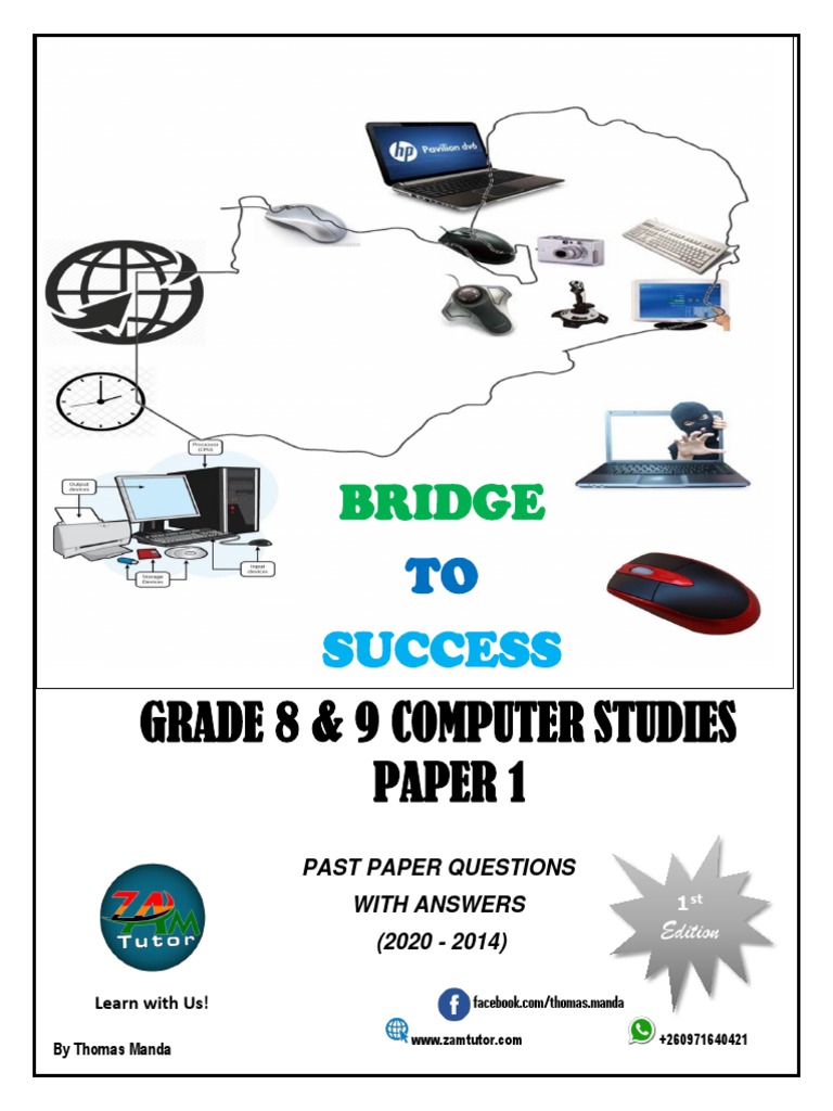 Computer Studies Paper 1 Solutions-Printable | PDF | Computer Data Storage | Input/Output